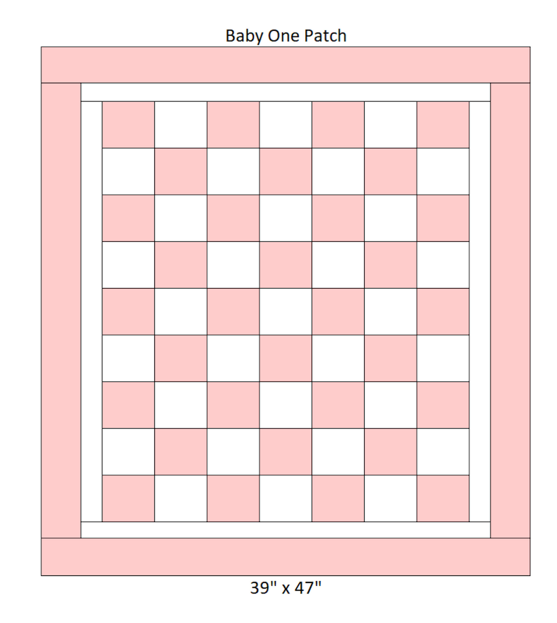 Baby One Patch Pattern Digital Download PDF or Word - Etsy