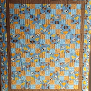 Baby Four Patch Quilt Pattern - PDF or Word Download - Shop Drawn ...