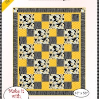 Pop Block Quilt Pattern - Makes 5 Sizes Using 5" Squares / Charm ...