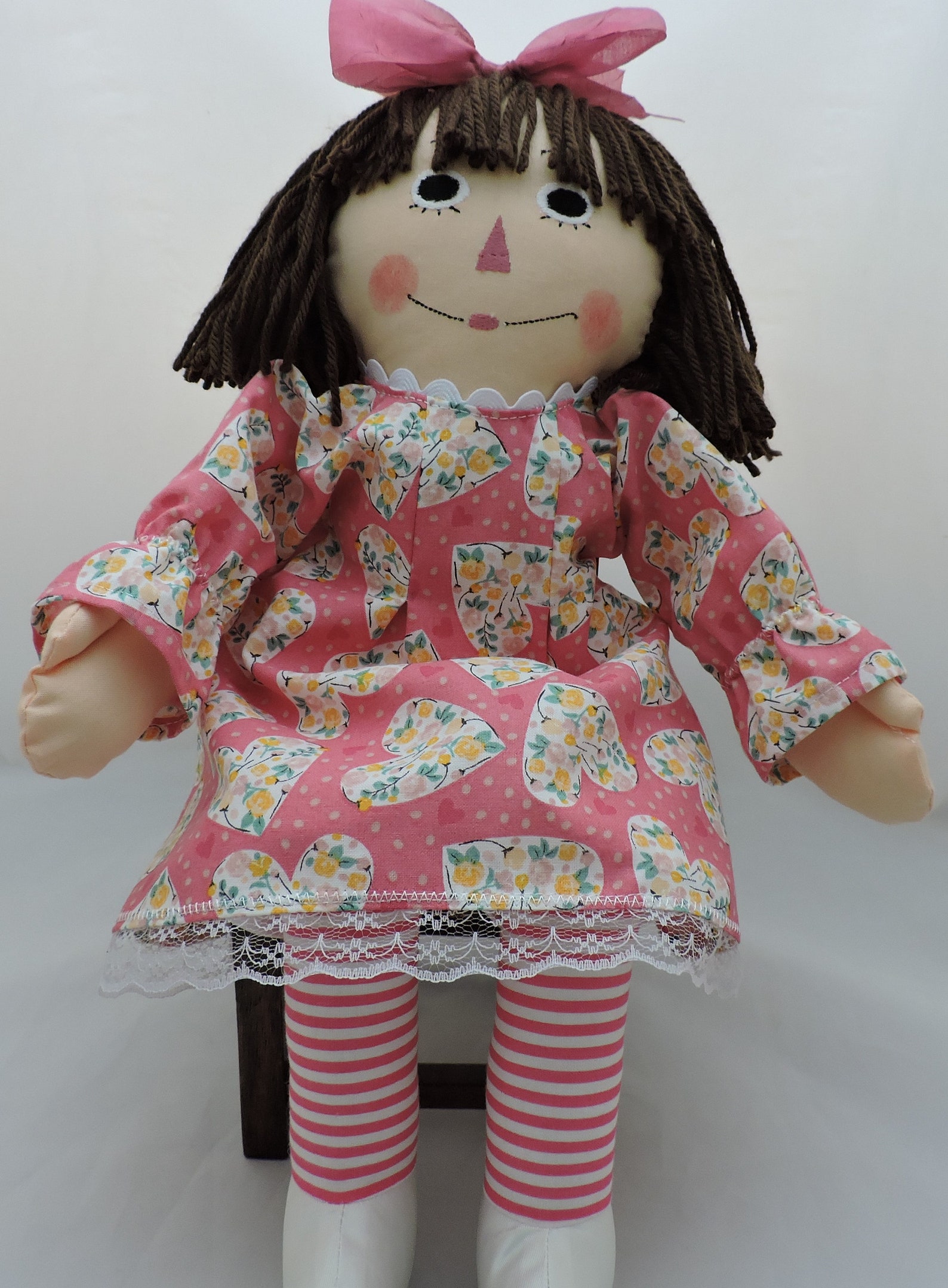 Raggedy Ann Doll 17 Inches Handmade Asian Doll - Etsy