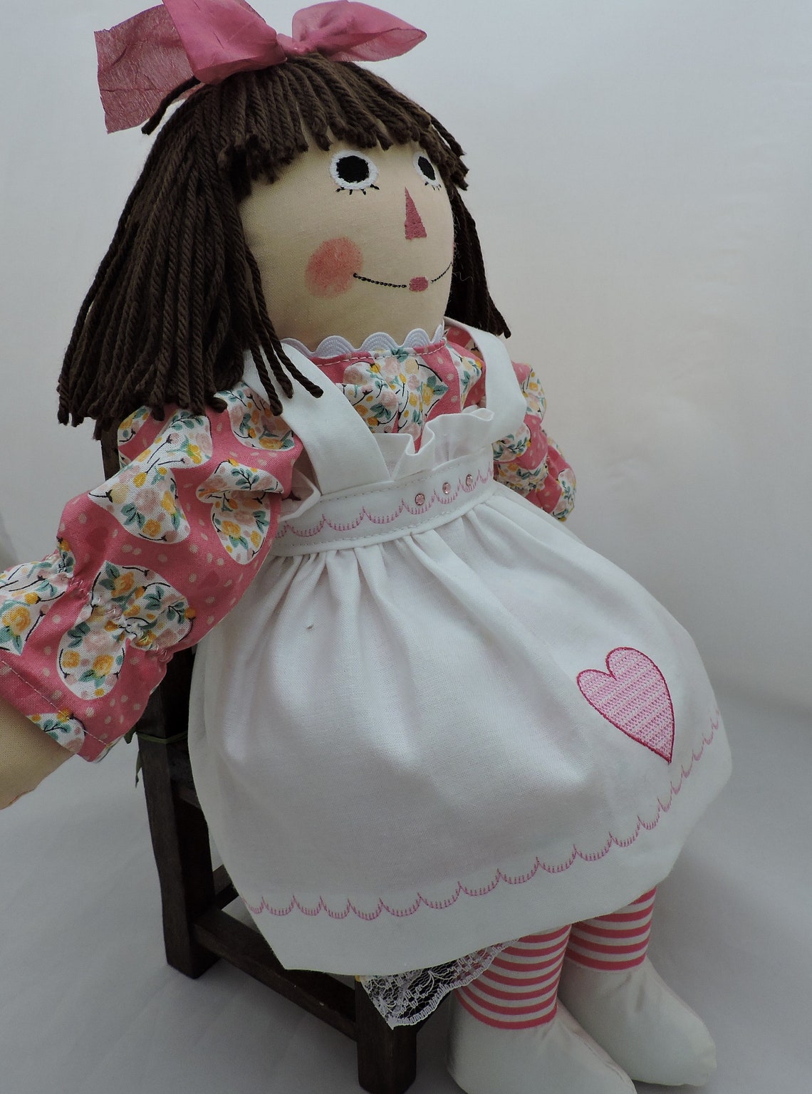 Raggedy Ann Doll 17 Inches Handmade Asian Doll - Etsy