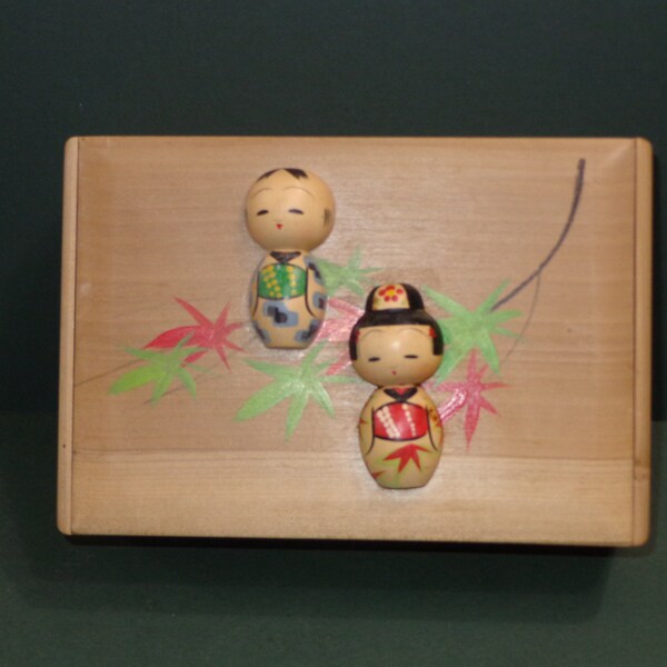Japanese Kokeshi Box - Etsy