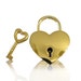 Key to My Heart Lock Charm Locket Keychain Wedding Reception Gift Box ...