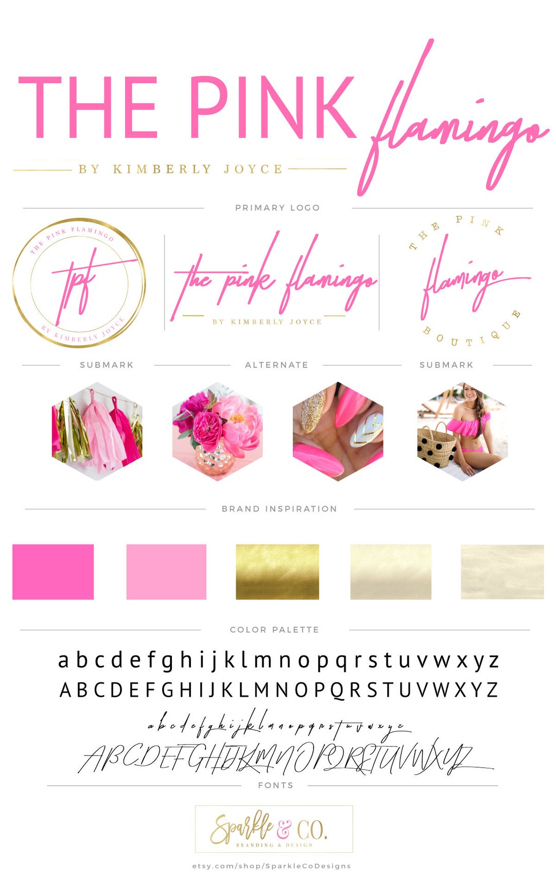 DELUXE Branding Package, Branding Identity, Premade Branding Package ...