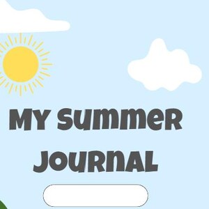 Kids Summer Journal, Printable Book - Etsy