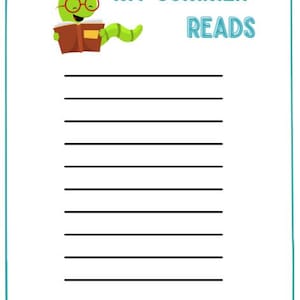 Kids Summer Journal, Printable Book - Etsy