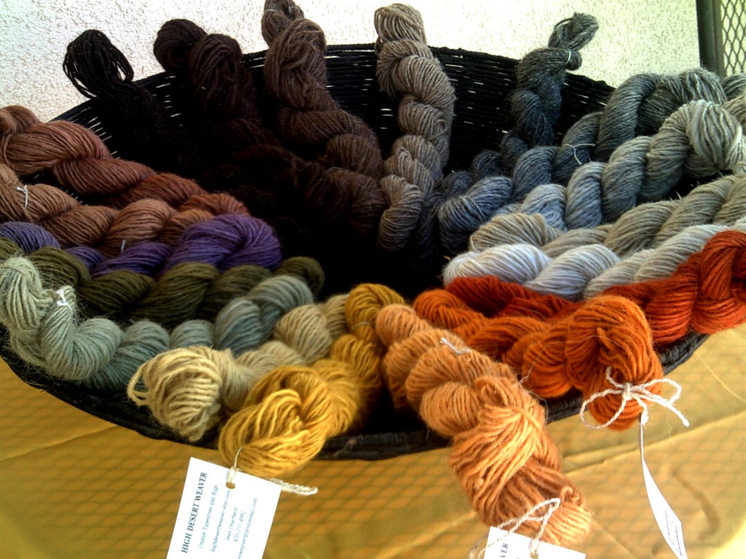 Hand Spun Navajo Churro Yarn - 2 Oz Skein - Etsy