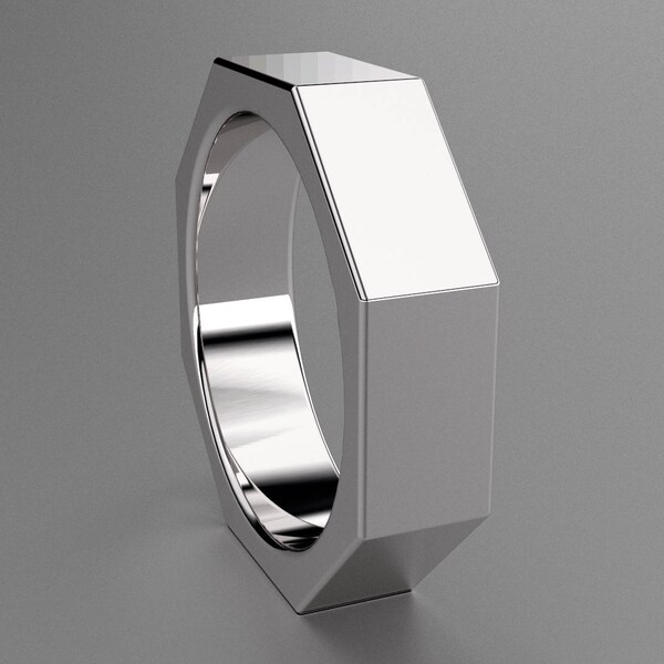 Hex Nut Ring - Etsy