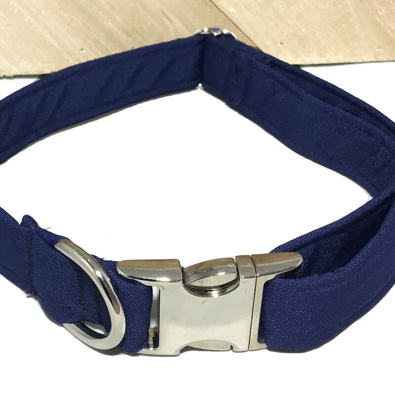 Navy Blue Dog Collar - Etsy