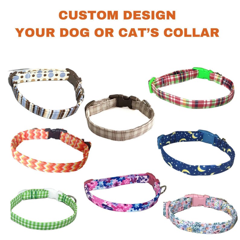 Design Your Pet’s Collar With Engraved Buckle - Etsy