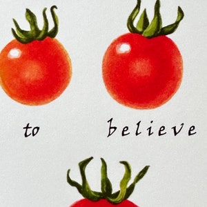 3 Inspirational Cards, Audrey Hepburn Quote With Cherry Tomatoes - Etsy