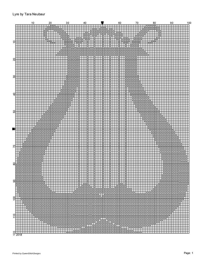Lyre Pattern - Etsy