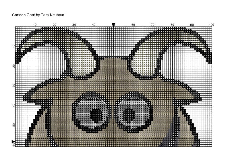 Cartoon Goat Pattern - Etsy