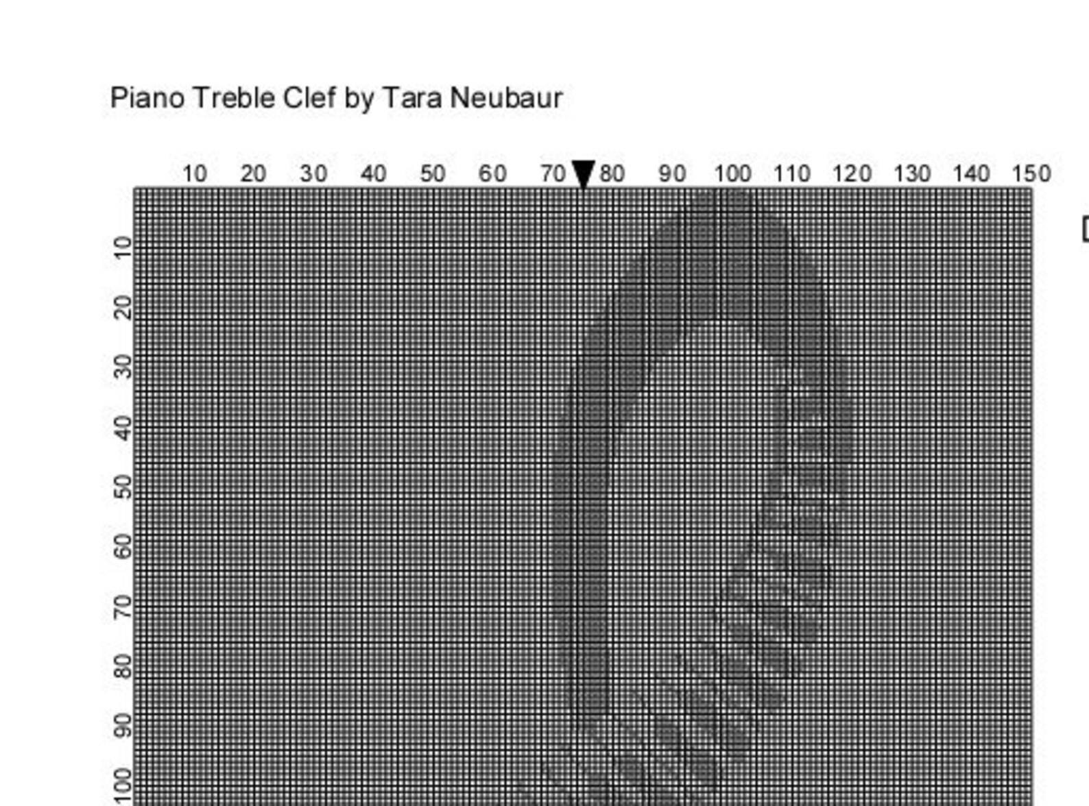 Treble Clef Piano Pattern - Etsy