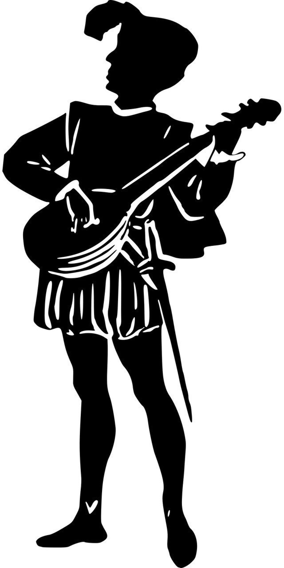 Bard Silhouette Pattern - Etsy