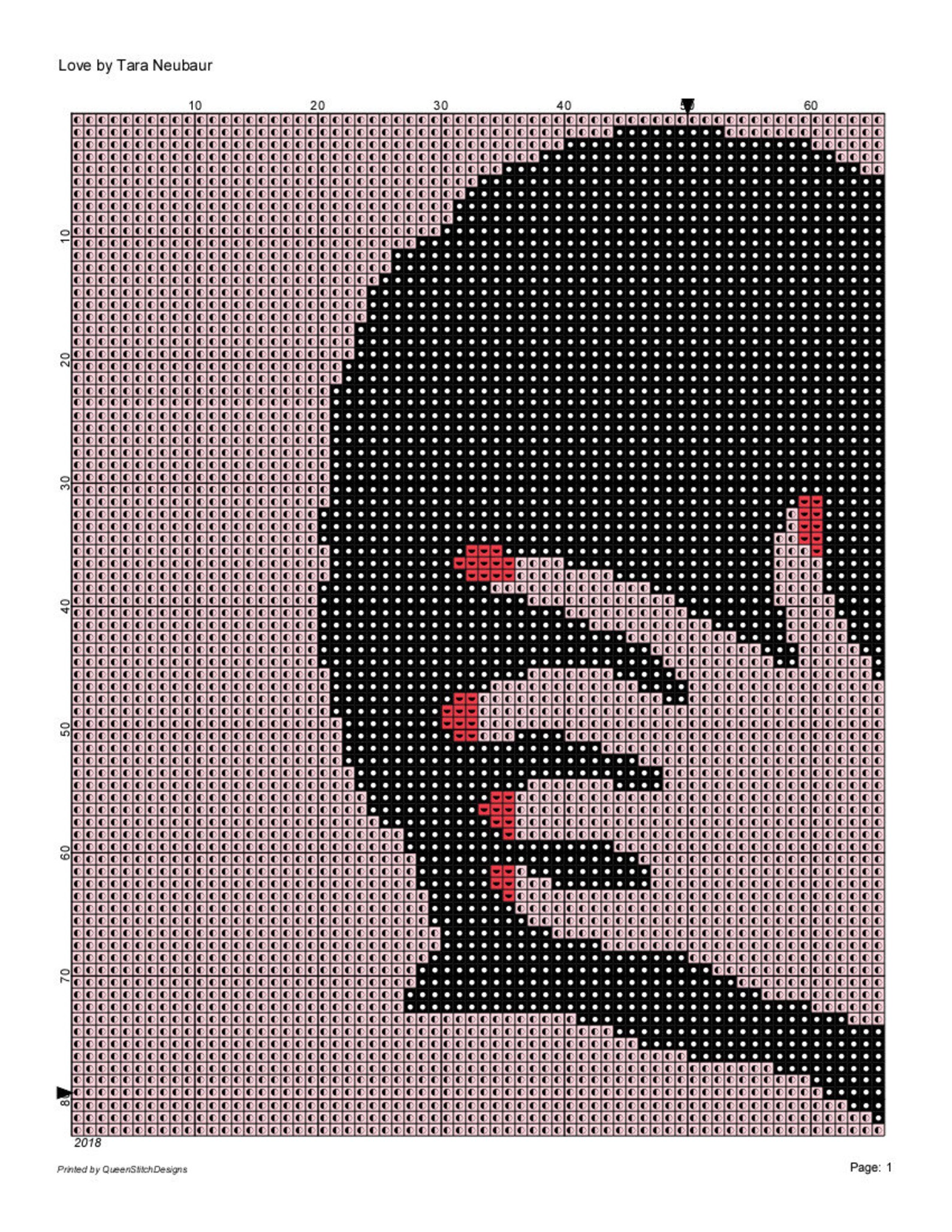Love Cross Stitch Pattern - Etsy