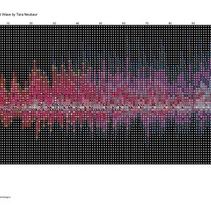 Color Sound Wave Pattern- LARGE - Etsy