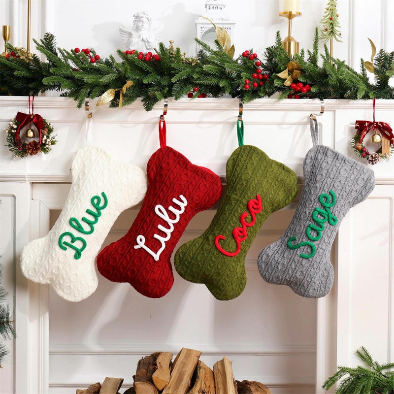 Dog Christmas Stocking - Etsy