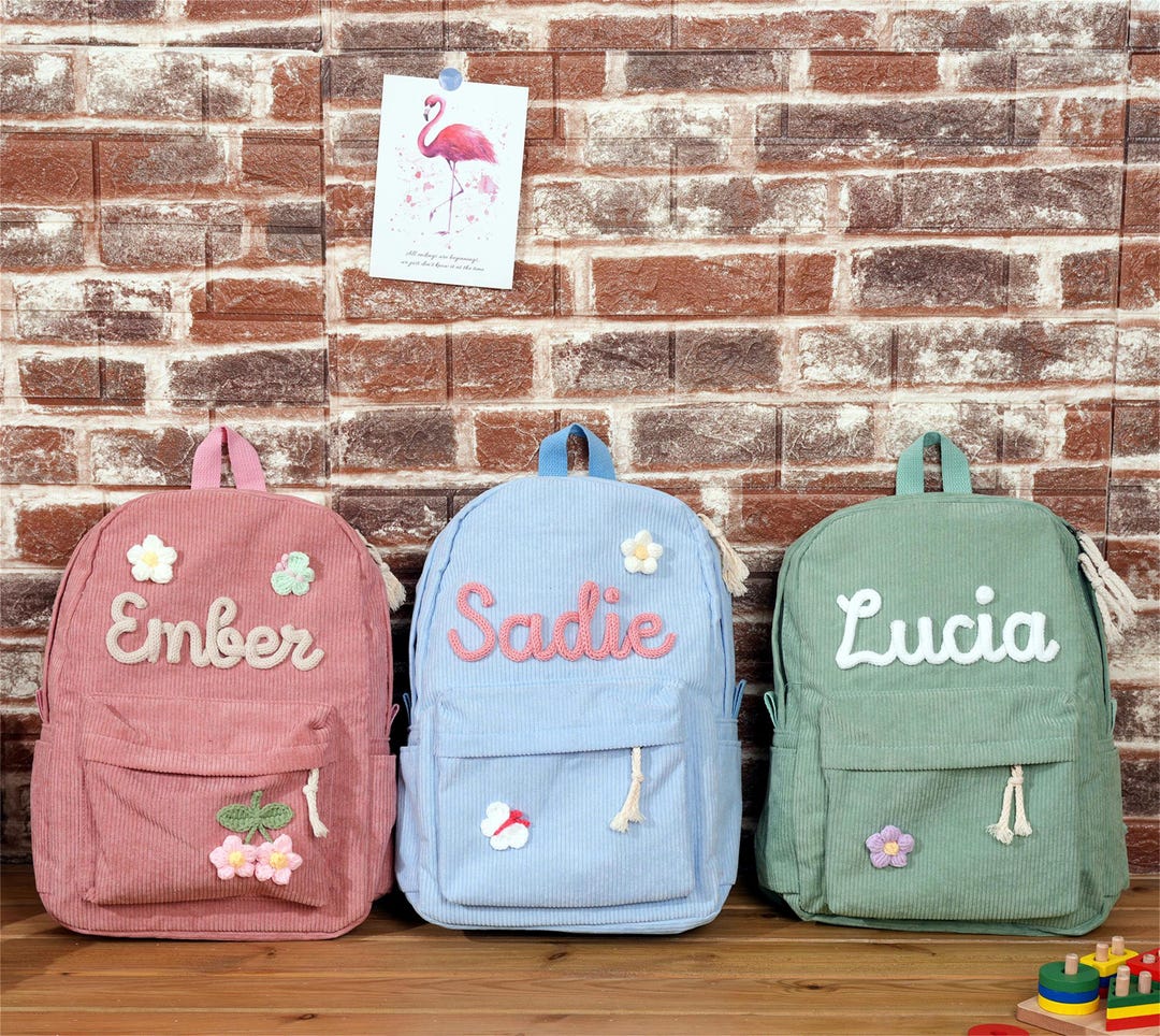 Custom Toddler Backpack, Personalize Toddler Book Bag, School Bag for ...