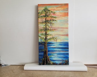 Cypress Swamp Painting - Etsy