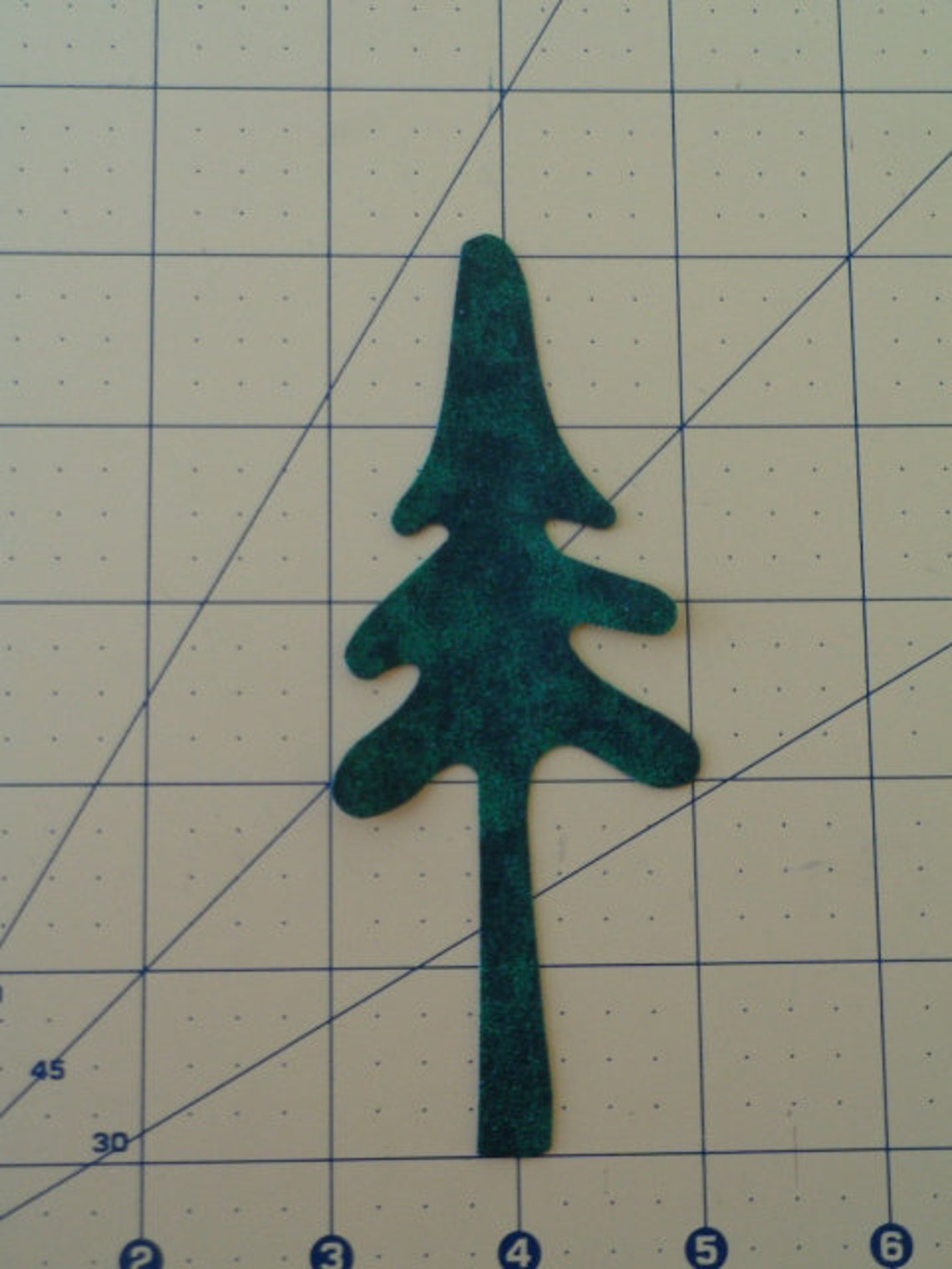 Set of Five Pine Tree Iron on Appliques Mountain Forest Lodge Theme - Etsy