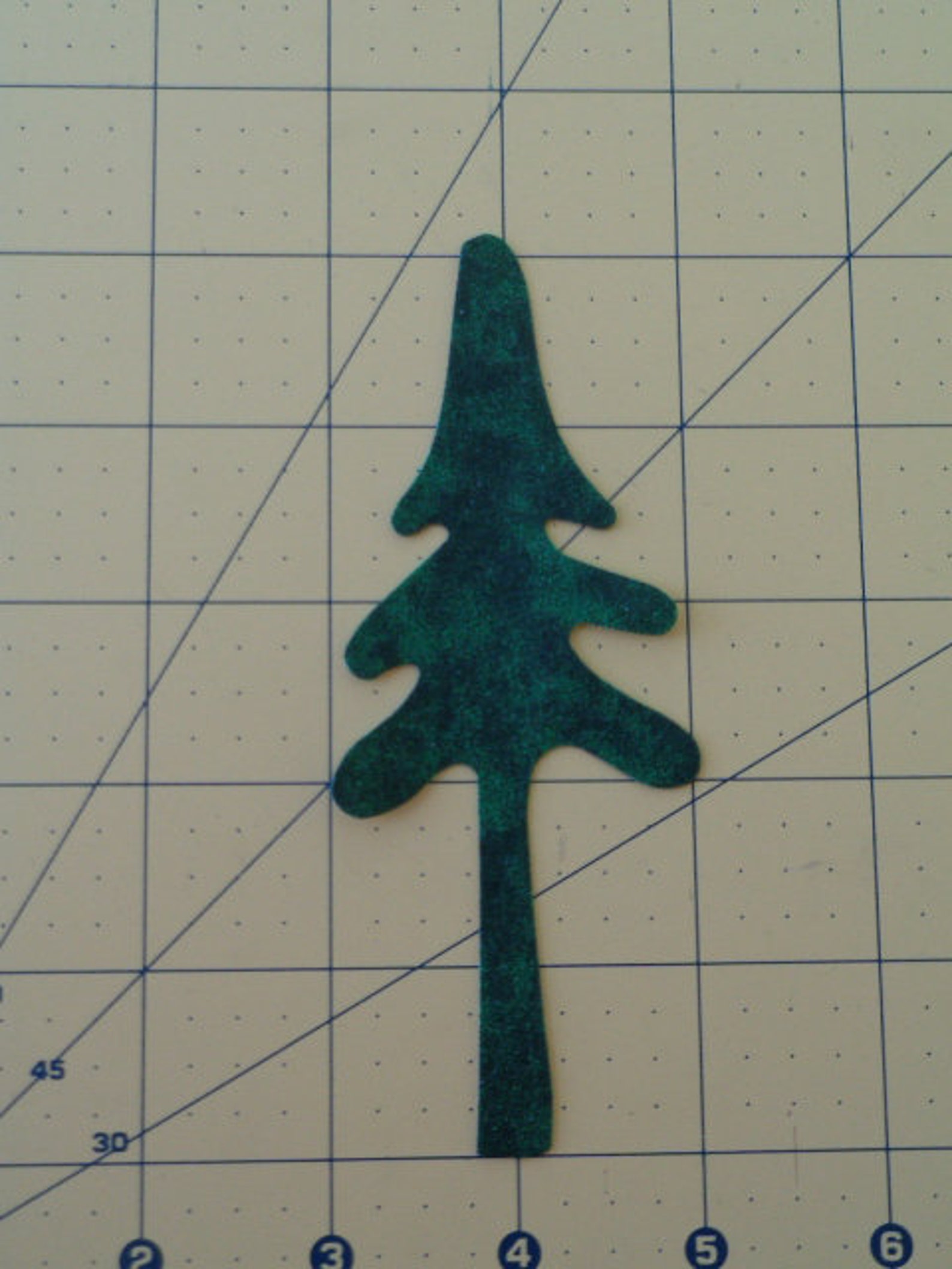 Set of Five Pine Tree Iron on Appliques Mountain Forest Lodge Theme - Etsy