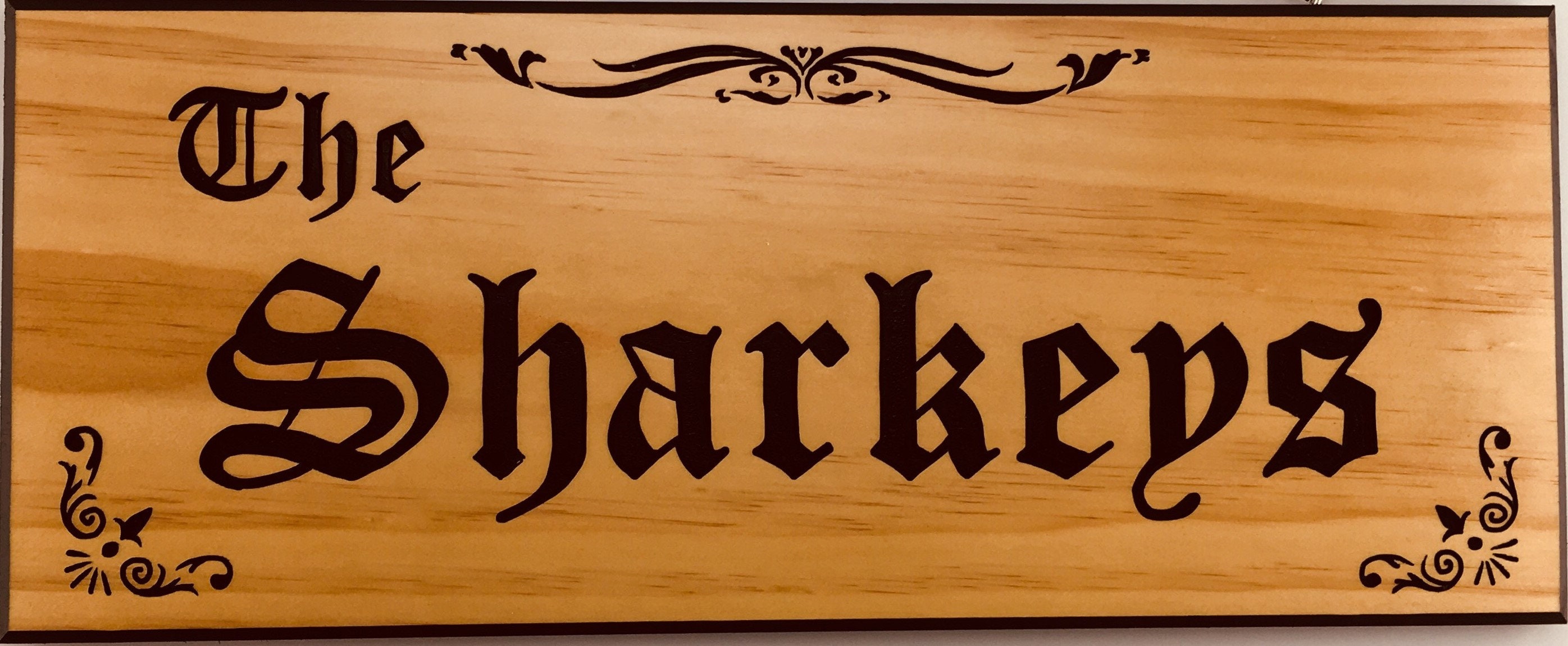 Personalized Sign Classic Style Hand Made Wooden Sign - Etsy