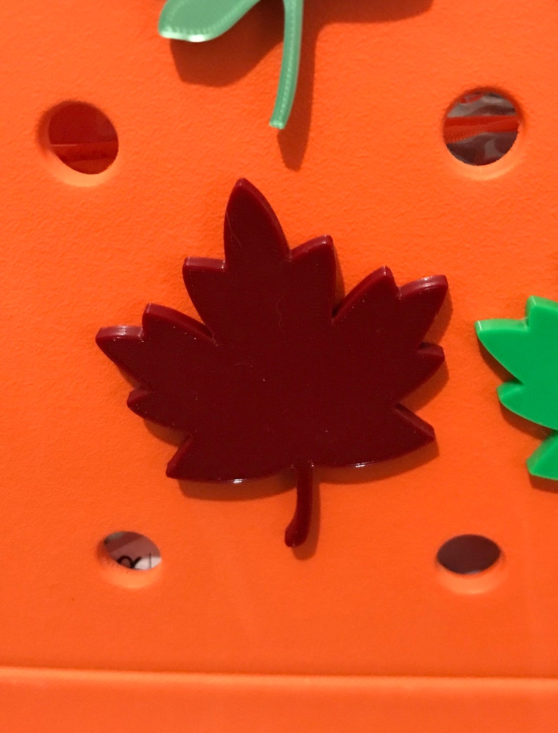 Fall Leaf Bogg Bag Charms-simply Southern Bag Charm-bogg Bag - Etsy