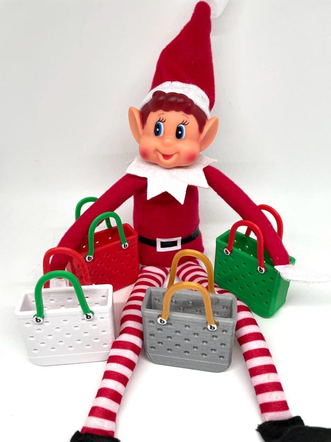 Christmas Bogg Bag-elf Bogg Bag-elf Accessory-elf Bag Tote-elf ...