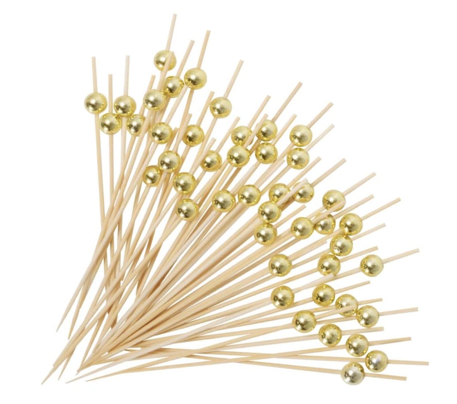 10-25-50-100 Piece Pearl Charcuterie Picks-fancy Cocktail Picks-fany ...