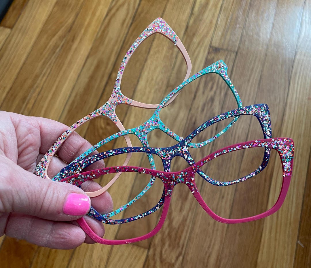 Confetti Glitter 3D Printed Frame Topper-magnetic Frame Topper- Glitter ...