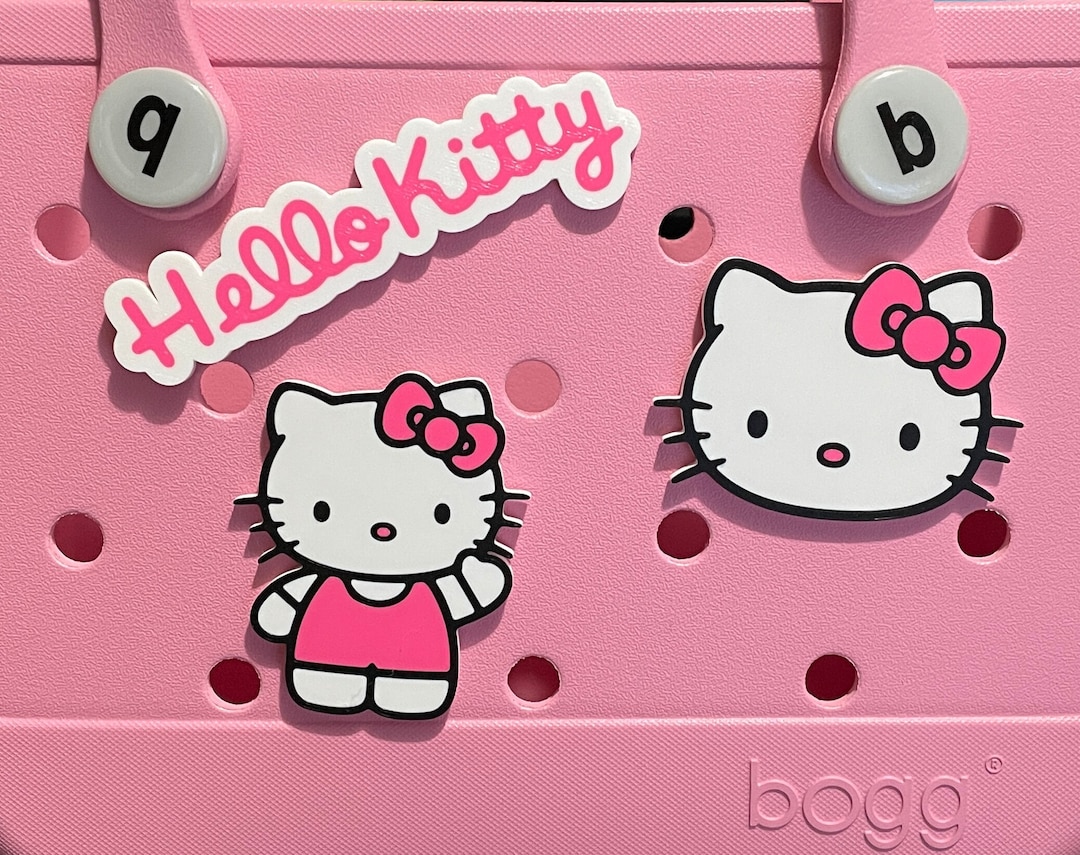 Hello Kitty Bogg Charm-kawaii Kitty Bogg Bag Charm-popular Kitty Bogg ...