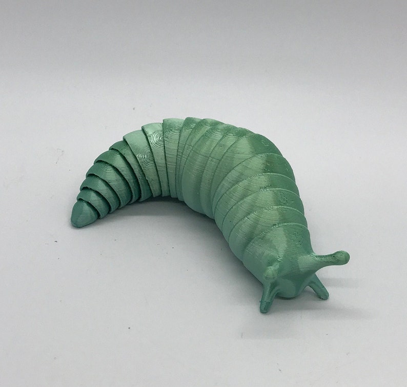 Fidget Slug-articulating Stim Toy-adult Fidget Toy-slug - Etsy
