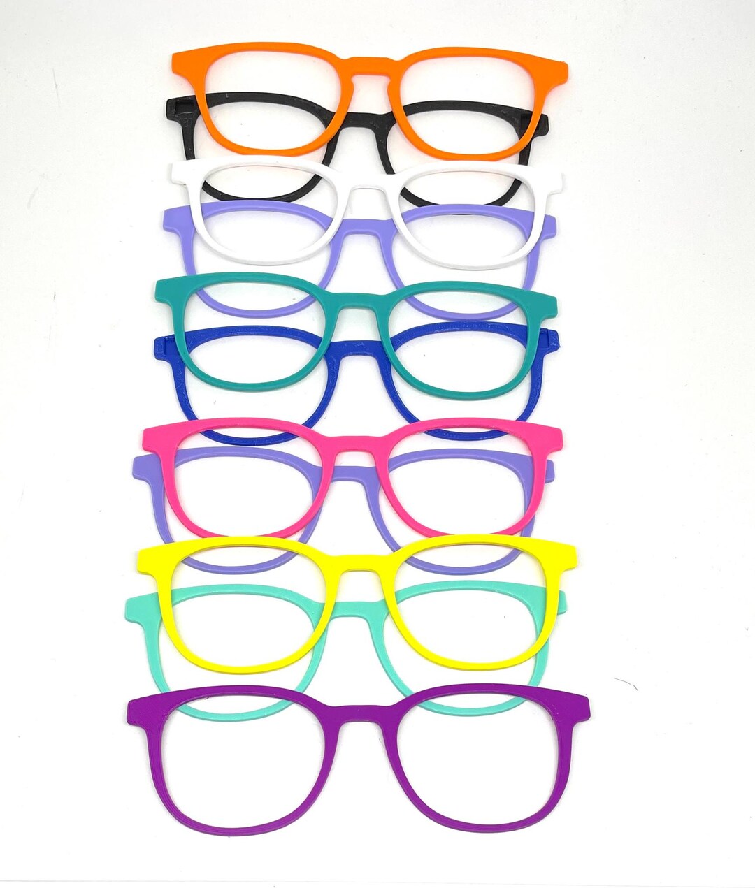 3D Printed Magnetic Glasses Topper- Frame Topper Blank With Magnets ...