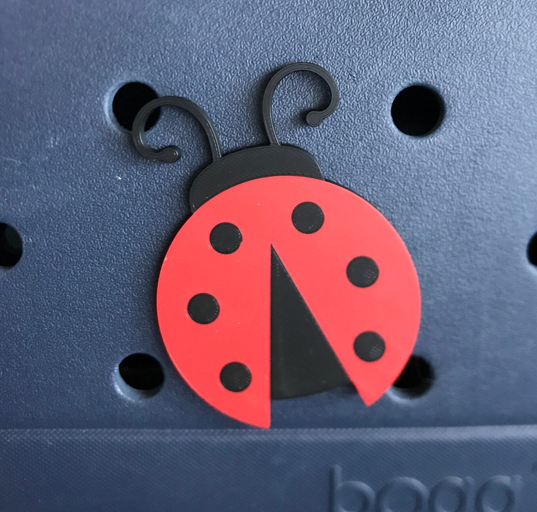 Lady Bug Bogg Charm-ladybug Bogg Bit-summer Bogg Bag Bit-bug Bogg Charm ...