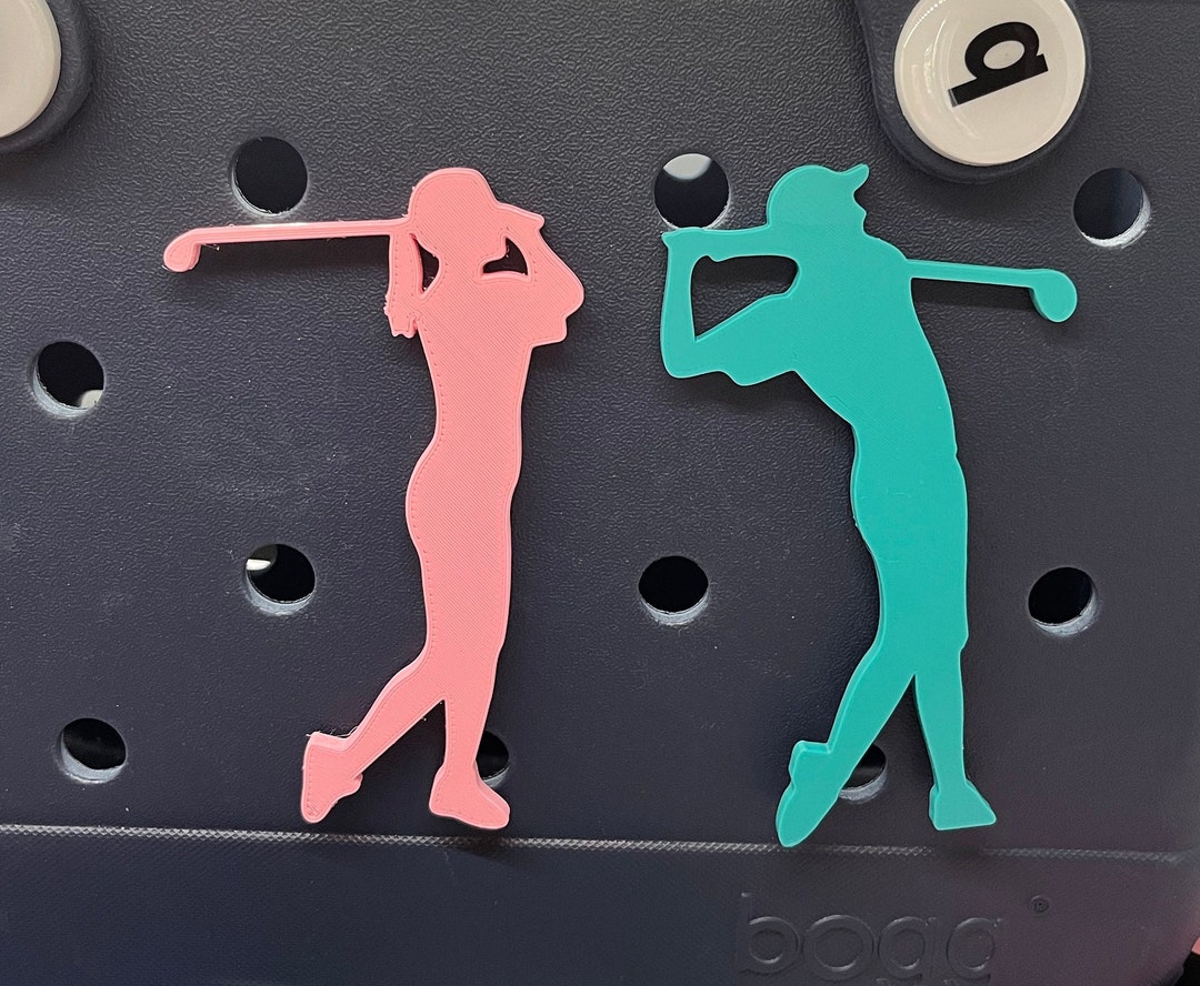 Golfer Bogg Bit-golfing Bogg Bit-female Golfer Bogg Bit-male Golfer ...
