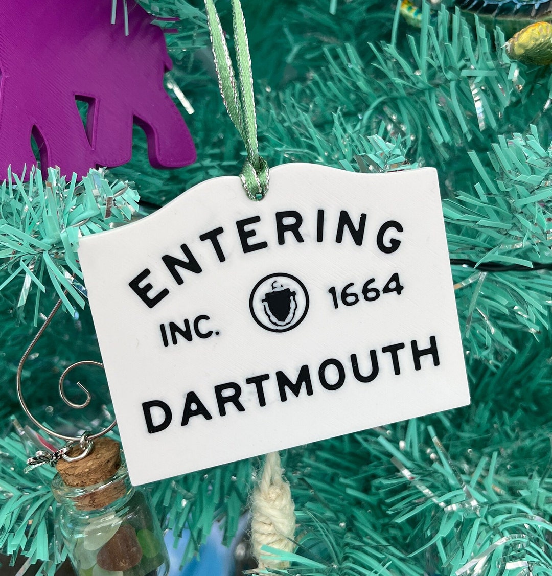 Entering Town Ornaments-town Ornaments-custom Ornaments-entering MA ...
