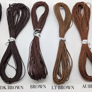 1mm Waxed Polyester Cord, 38 Feet of Waxed Cord, 1mm Beading Cord ...
