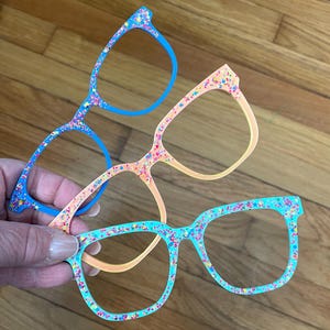 Confetti Glitter 3D Printed Frame Topper-magnetic Frame Topper- Glitter ...