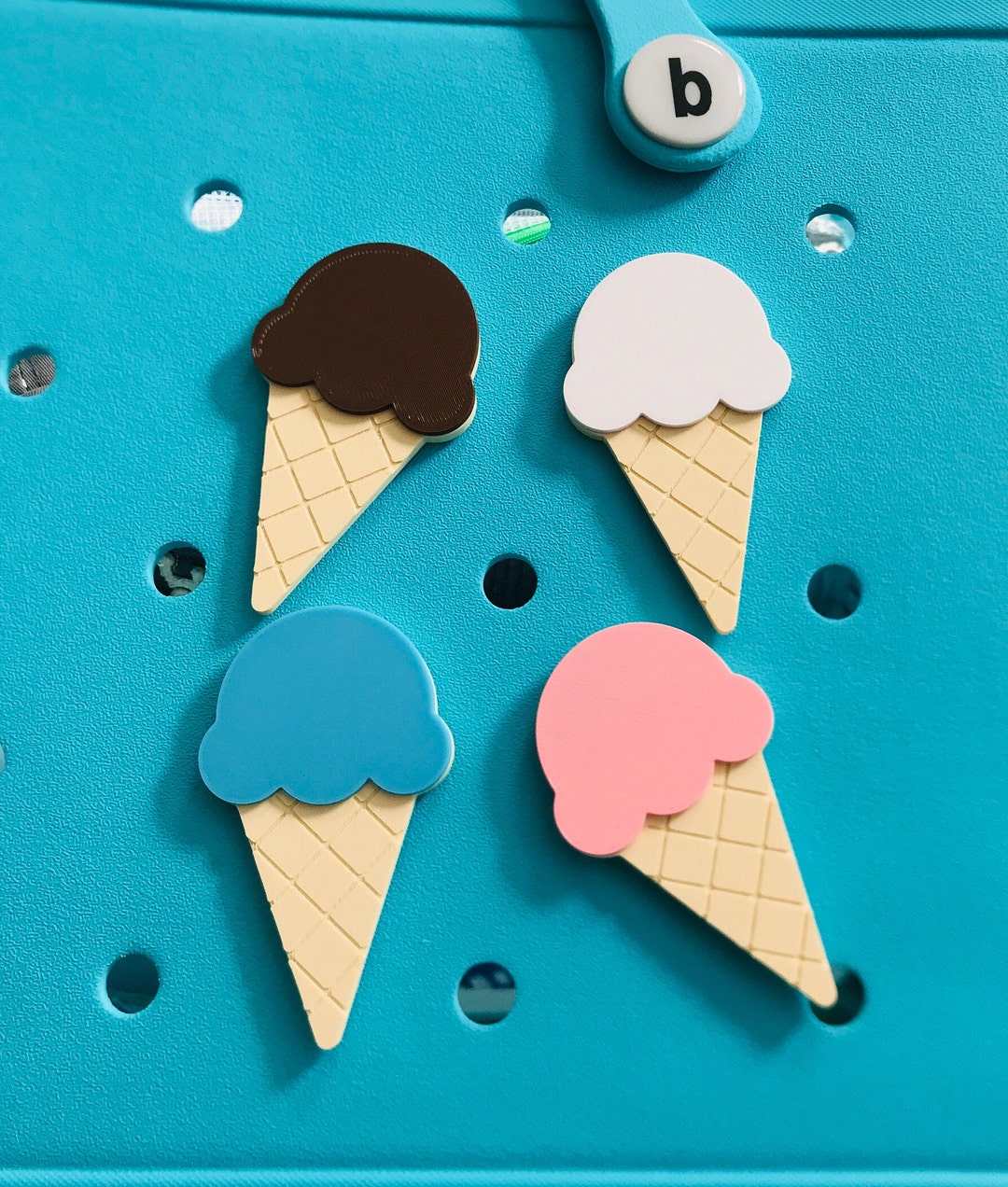 Ice Cream Cone Bogg Bit-ice Cream Bogg Bit-summer Bogg Bag Bit-summer ...