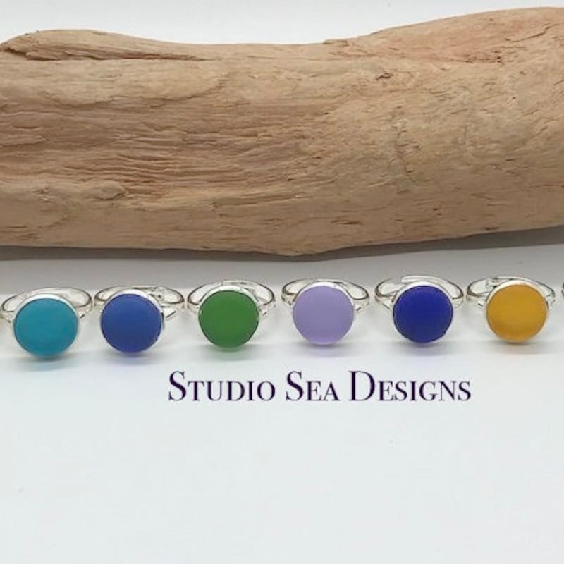 Sea Glass Ring - Etsy