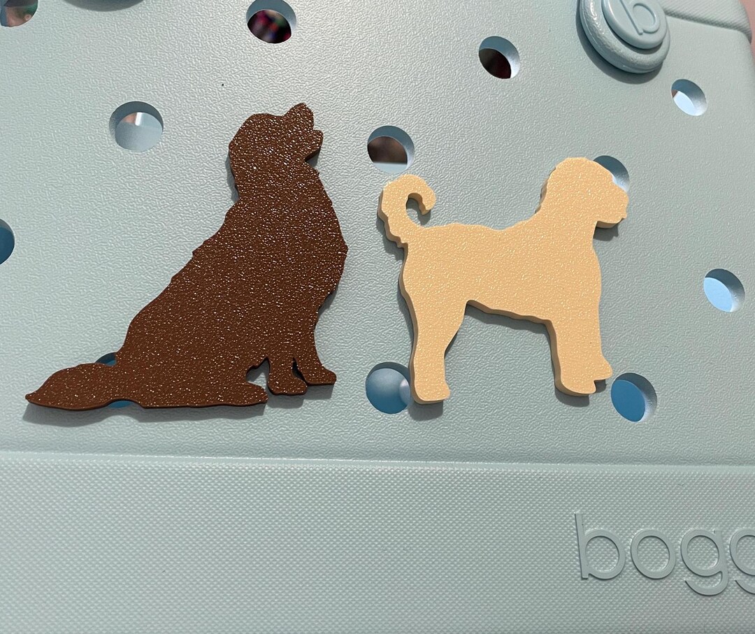 Textured Dog Bogg Charm-sparkly Dog Bogg Charm-dogs Bogg Bits-dog Mom ...