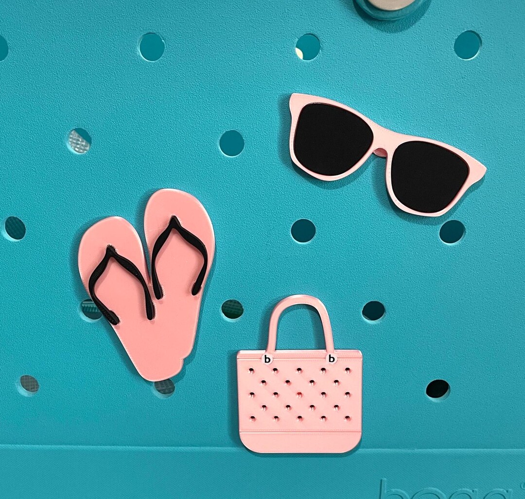 Set of 3 Bogg Charms-mini Bogg Charm-bag Bit-bogg Bag Bit-sunglasses ...
