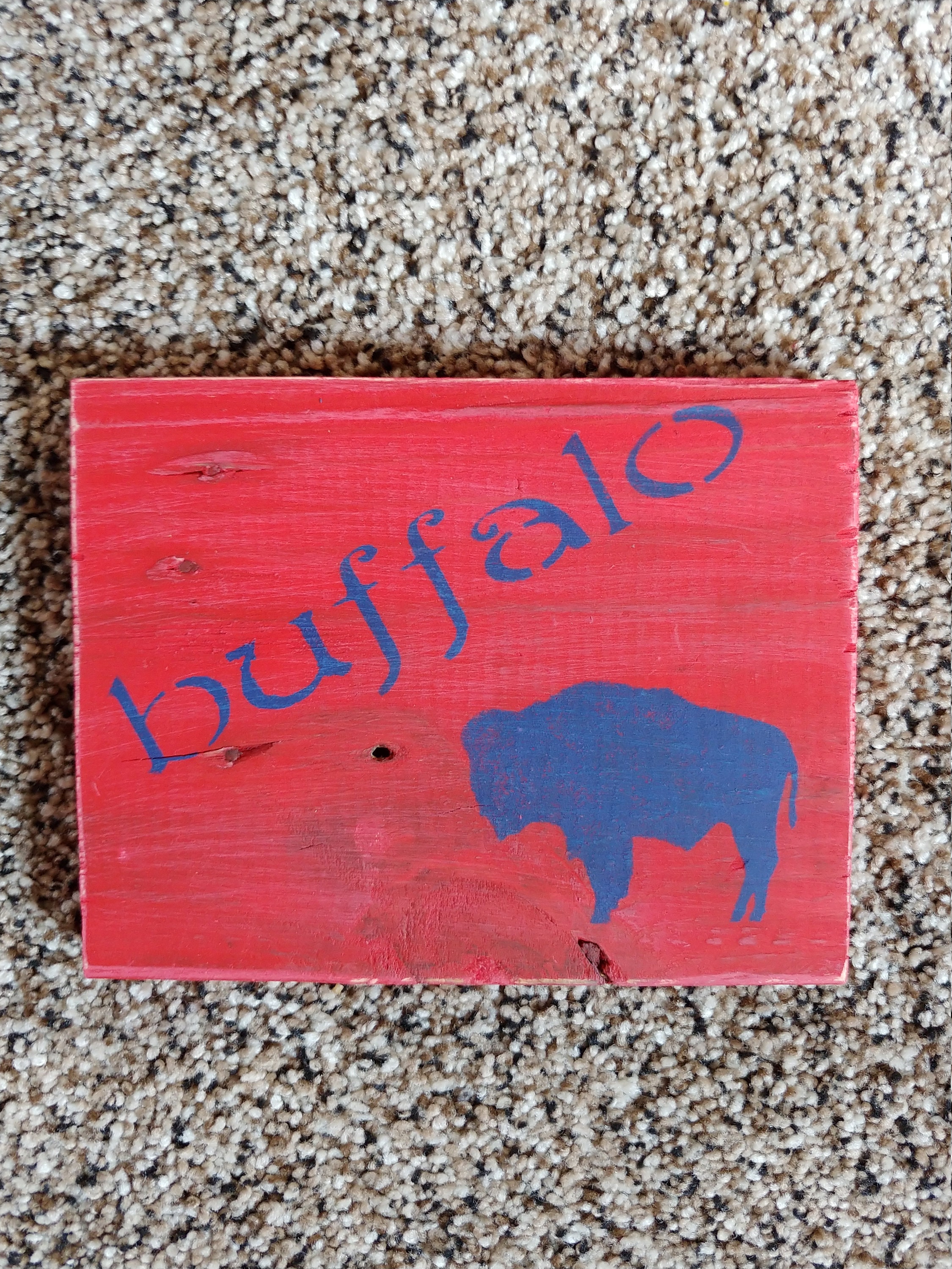 Pallet Wood Buffalo Sign - Etsy