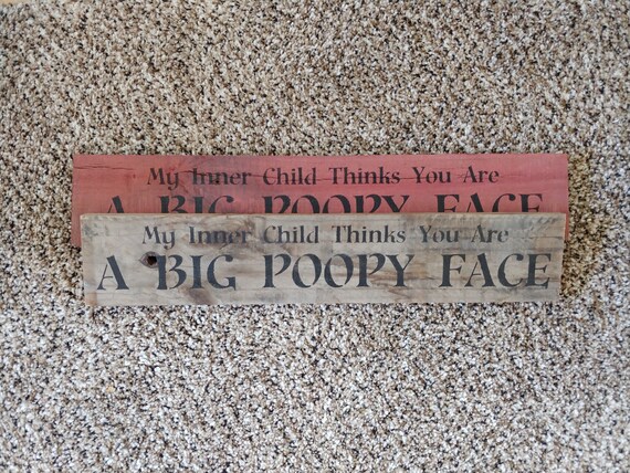 Poopy Face - Etsy