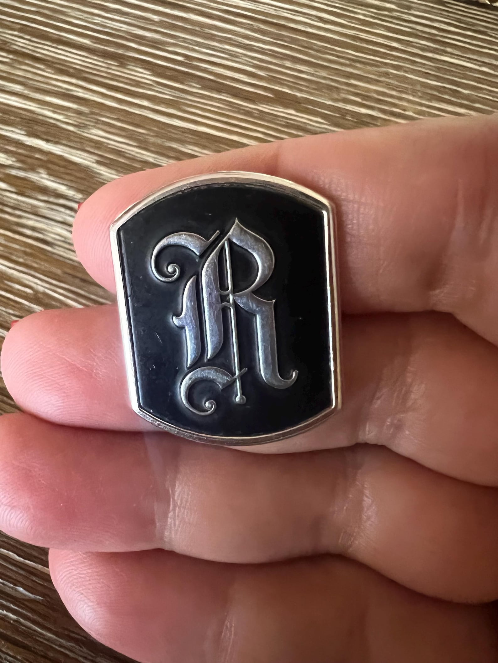 Vintage Swank Initial Cuff Links & Tie Clip With R Monogram - Etsy