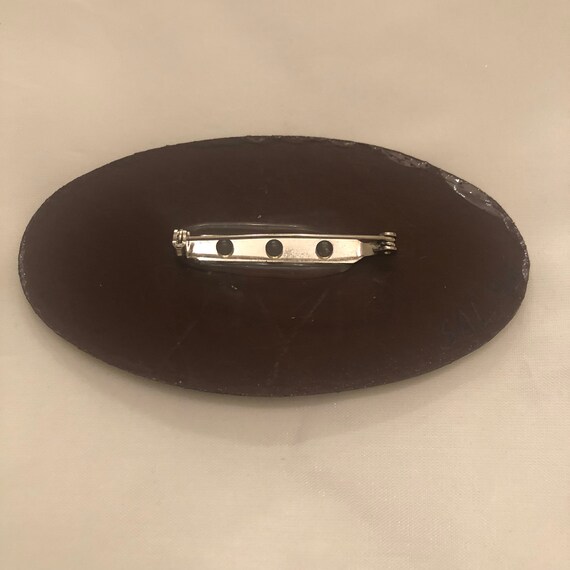 2 Hand Made Pins with Mickey Mouse Stamps - Gem