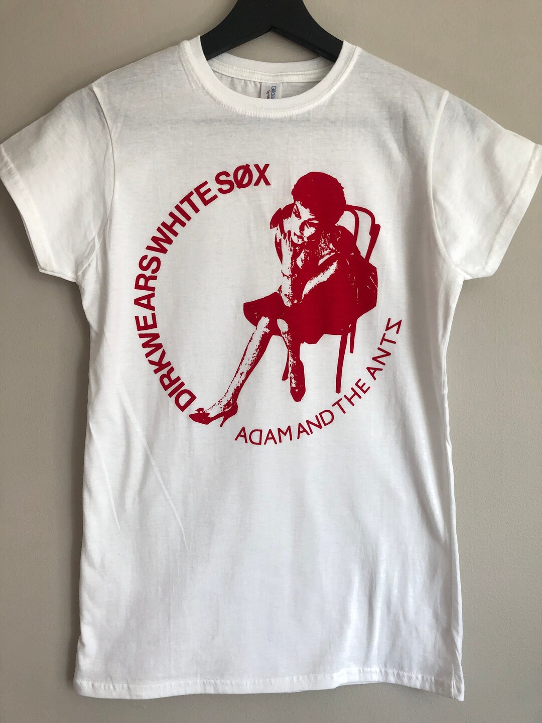 Adam & the Ants Dirk Wears White Sox Ladies Medium White - Etsy