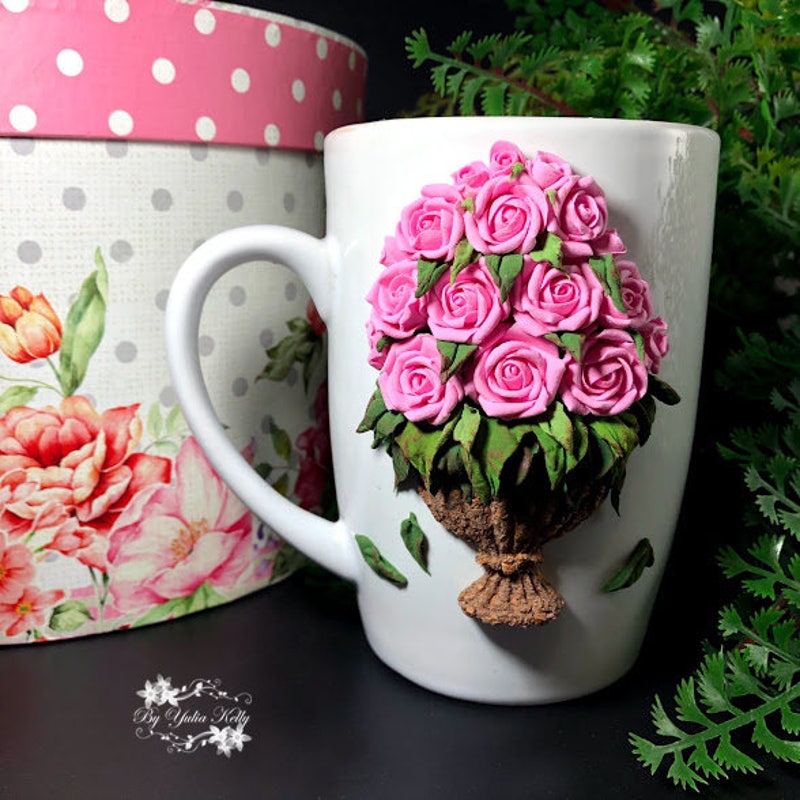 Decorated Mug - Etsy