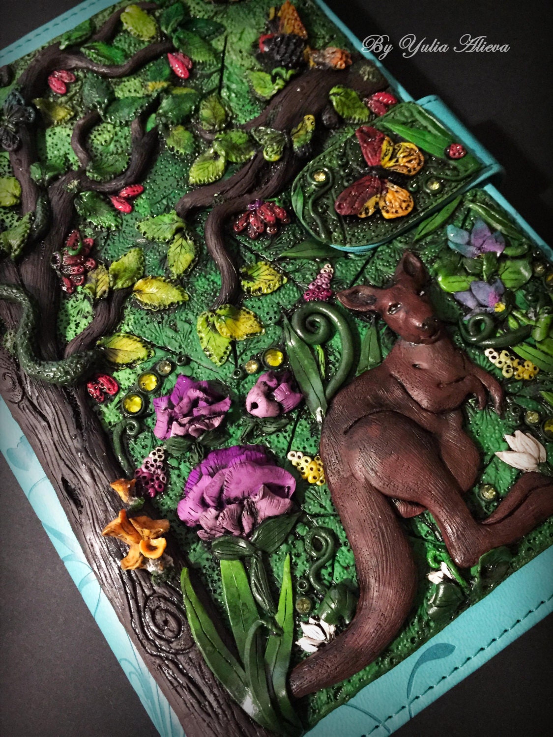 Polymer Clay Cover Notebook Cover Journal Cover Polymer - Etsy